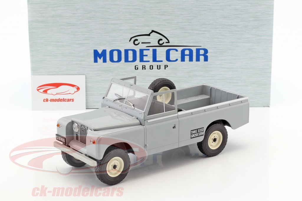 ModelCarGroup 1:18 Land Rover 109 Series II Pick-Up Year 1959 grey ...