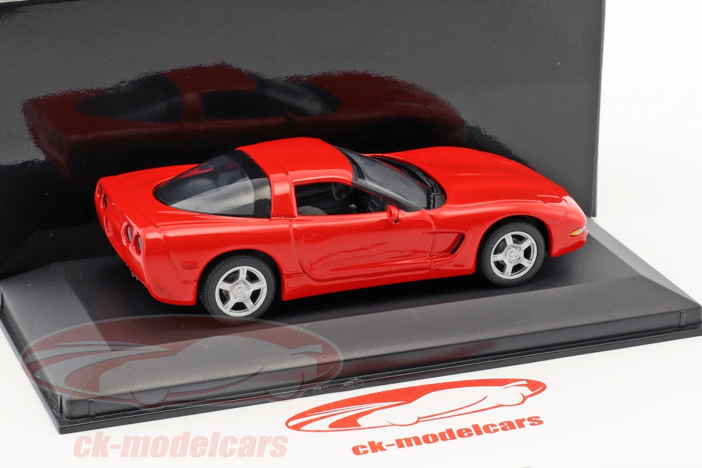 Minichamps 1:43 Chevrolet Corvette C5 année 1997 rouge CK48310 modèle ...