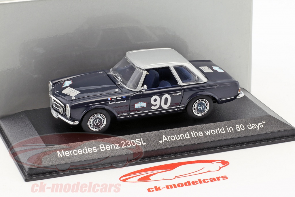 Minichamps 1:43 Mercedes-Benz 230SL #90 around the world in 80 days ...