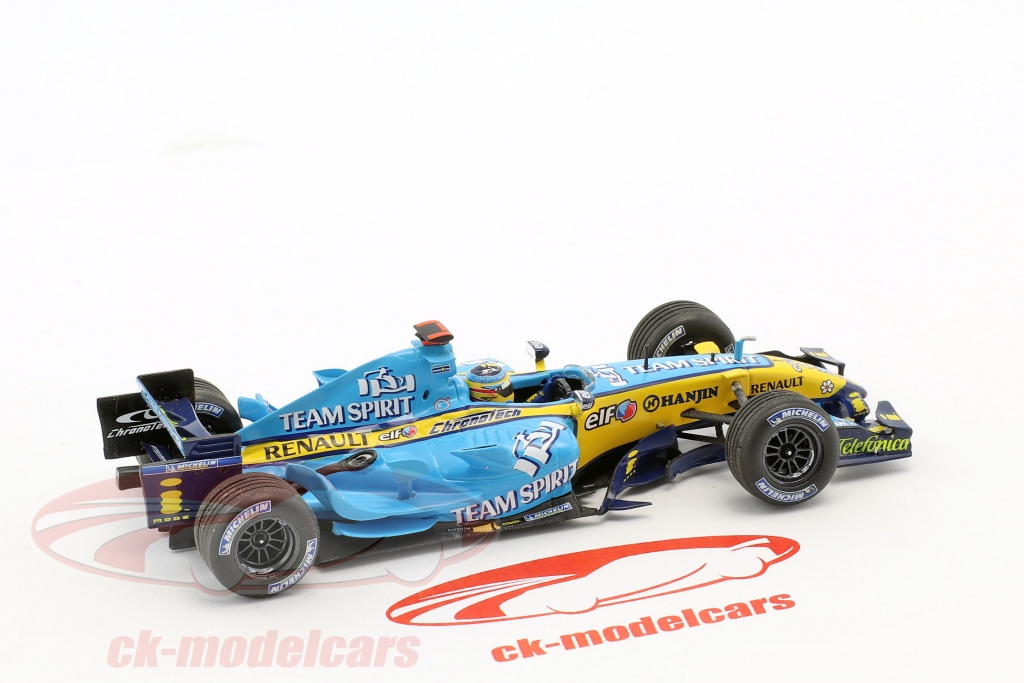 Minichamps 1:43 Fernando Alonso Renault R26 #1 campeón del mundo F1 ...