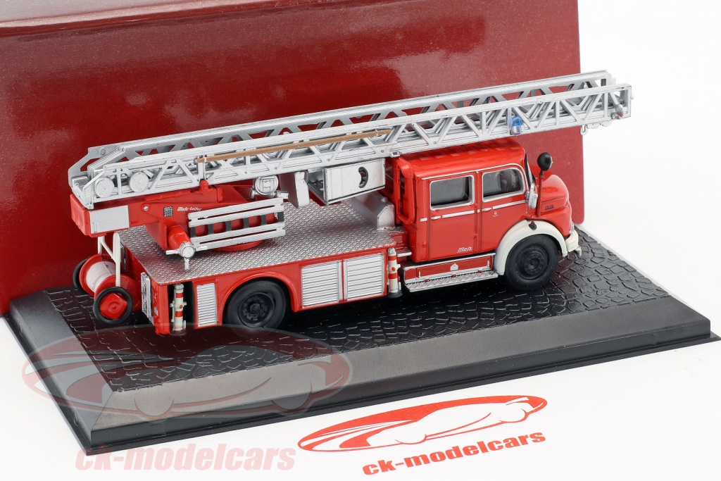 Atlas 1:72 Mercedes-Benz L1519 fire Department with ladder red 4144109 ...
