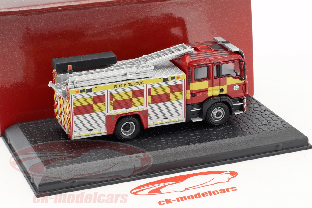 Atlas 1:72 MAN TGL WRL with pump ladder fire Department red / yellow ...