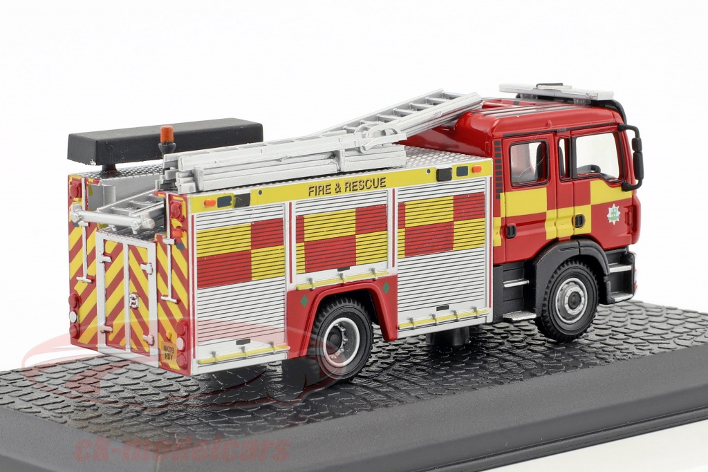 Atlas 1:72 MAN TGL WRL with pump ladder fire Department red / yellow ...