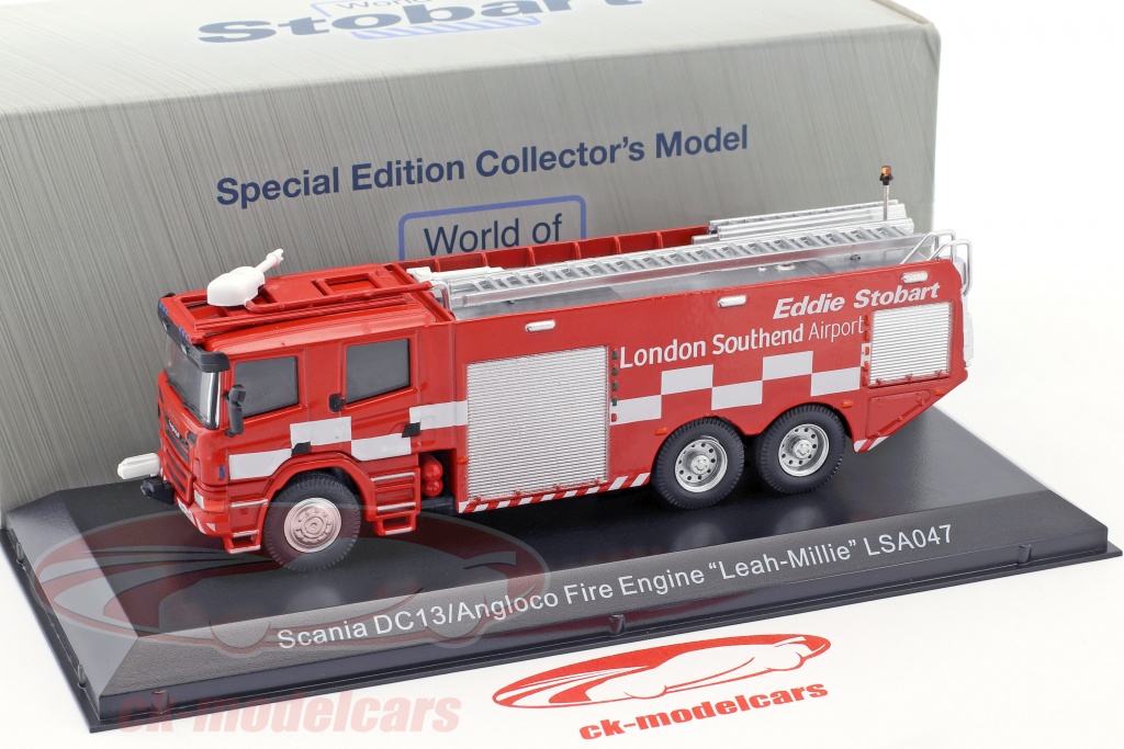 Atlas 1:76 Scania DC13 Angloco Fire Engine Leah-Millie LSA047 rot MAG ...