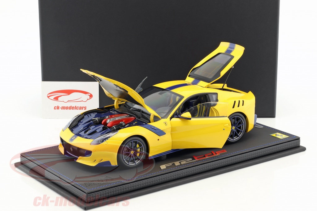 BBR Models 1:18 Ferrari F12 TDF modena gelb BBR1821ST Modellauto ...