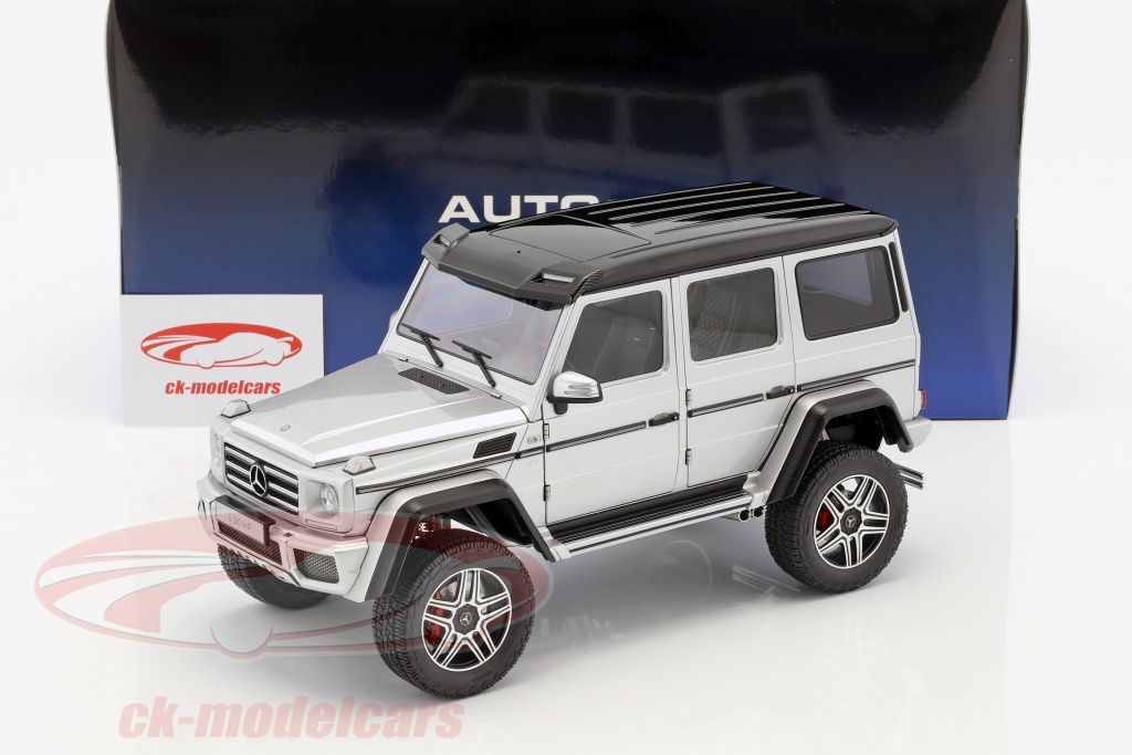 AUTOart 1:18 Mercedes-Benz G-Class G500 4x4² year 2016 silver 76318 ...