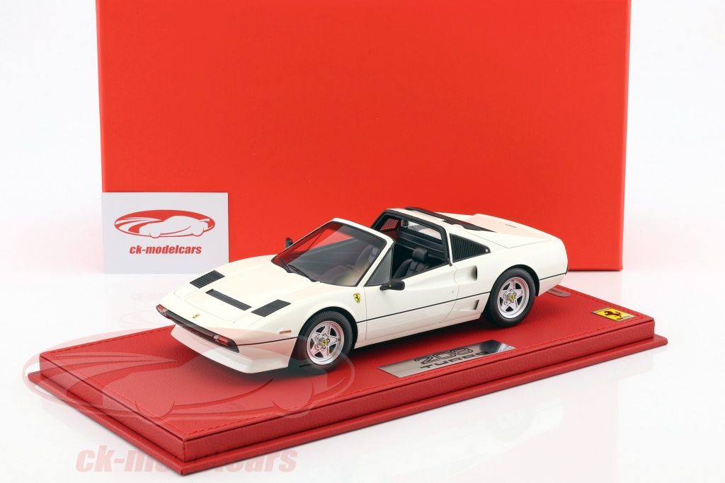 BBR Models 1:18 Ferrari 208 GTS Turbo year 1983 white P18142B model car P18142B 8058776743586