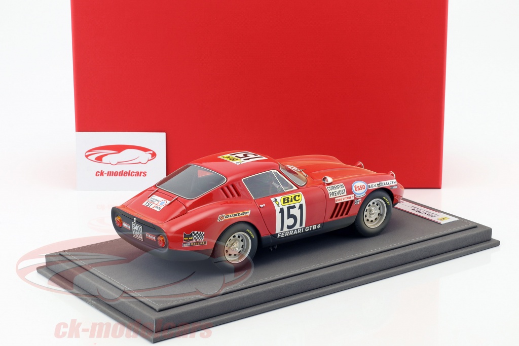 BBR Models 1:18 Ferrari 275 GTB/4 #151 Tour de France 1970 Dirty ...