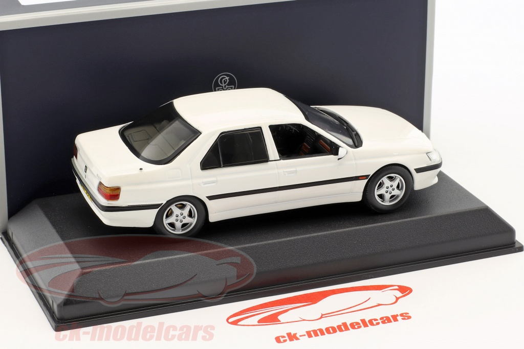 Norev 1:43 Peugeot 605 year 1988 white 476503 model car 476503 ...