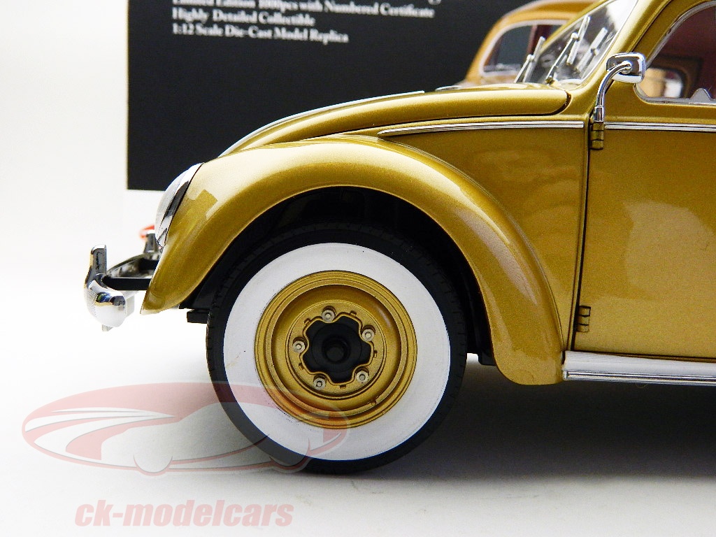 Sun Star Models 1:12 Volkswagen VW Beetle 1955 gold 5204 model car 5204 ...