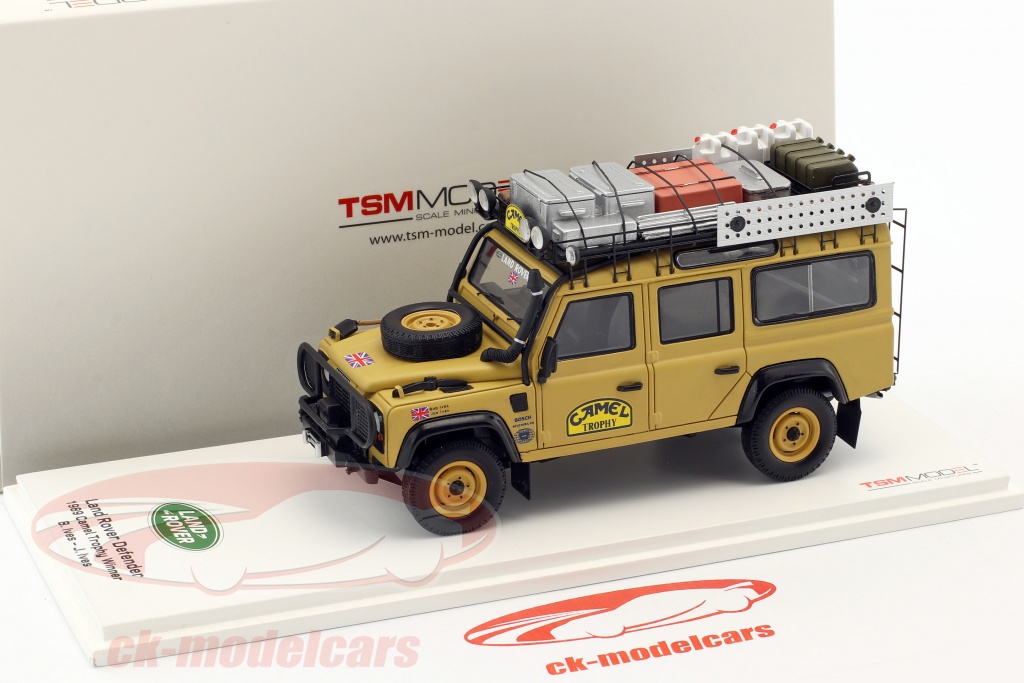 True Scale 1:43 Land Rover Defender Camel Trophy Winner 1989 B. Ives, J ...