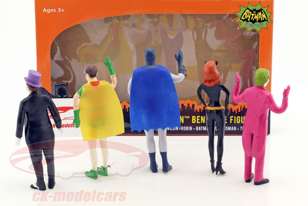 NJCroce Batman bendable characters set Classic TV Serie Batman (1966) 5 ...