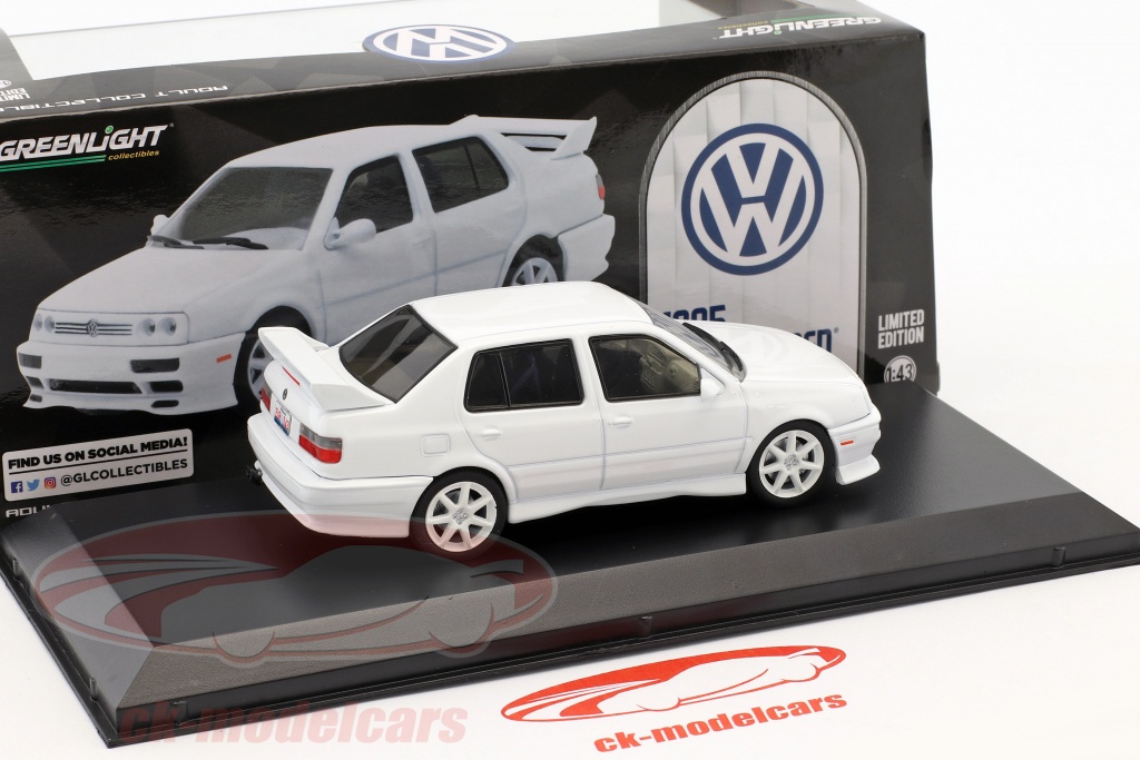 Greenlight 1:43 Volkswagen VW Jetta A3 year 1995 white 86322 model car ...