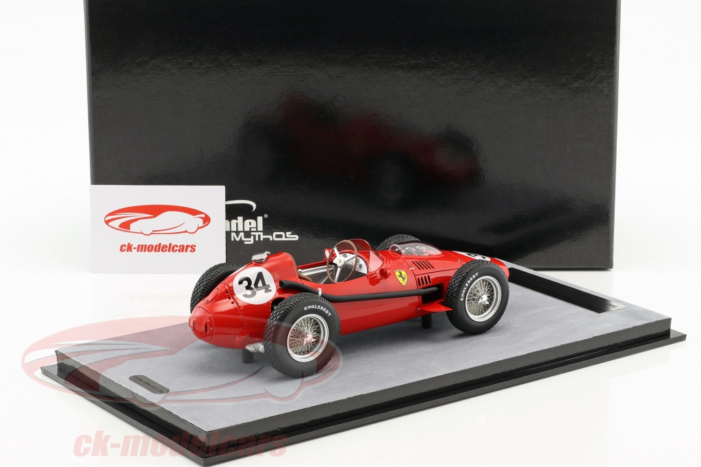 Tecnomodel 1:18 Luigi Musso Ferrari Dino 246 F1 #34 2 Monaco GP formule ...
