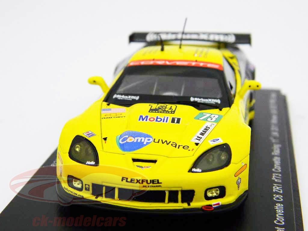 Spark 1:43 Chevrolet Corvette C6 ZR1 #73 11th and Class Winner 24h LeMans 2011 S2541 modelo ...
