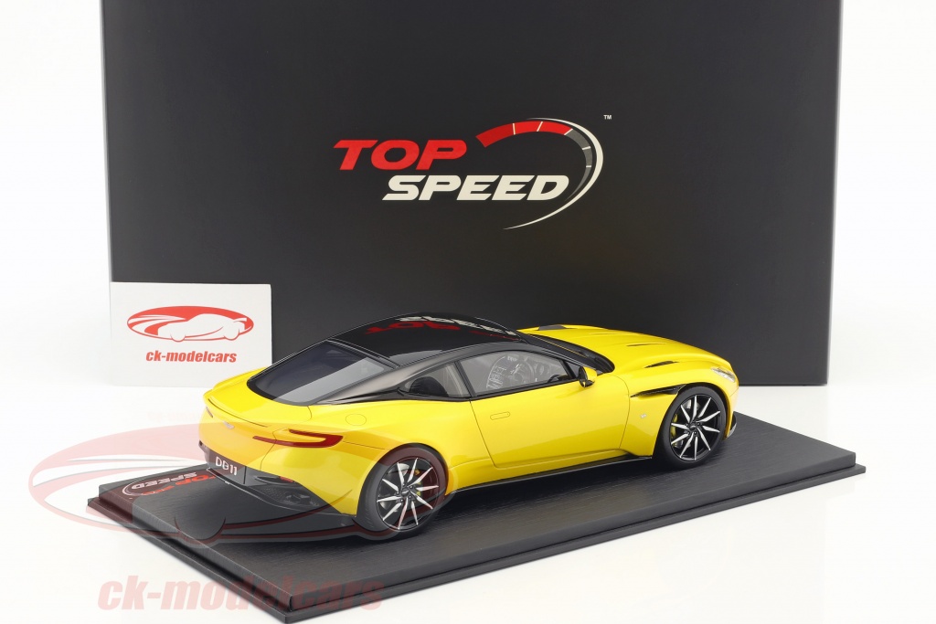 True Scale 1:18 Aston Martin DB11 sunburst yellow TS0123 model car ...