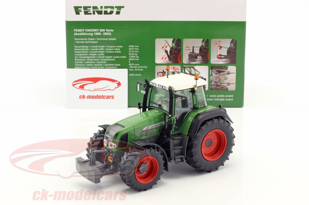 Weise-Toys 1:32 FENDT FAVORIT 926 Vario 2.Generation Traktor Baujahr ...