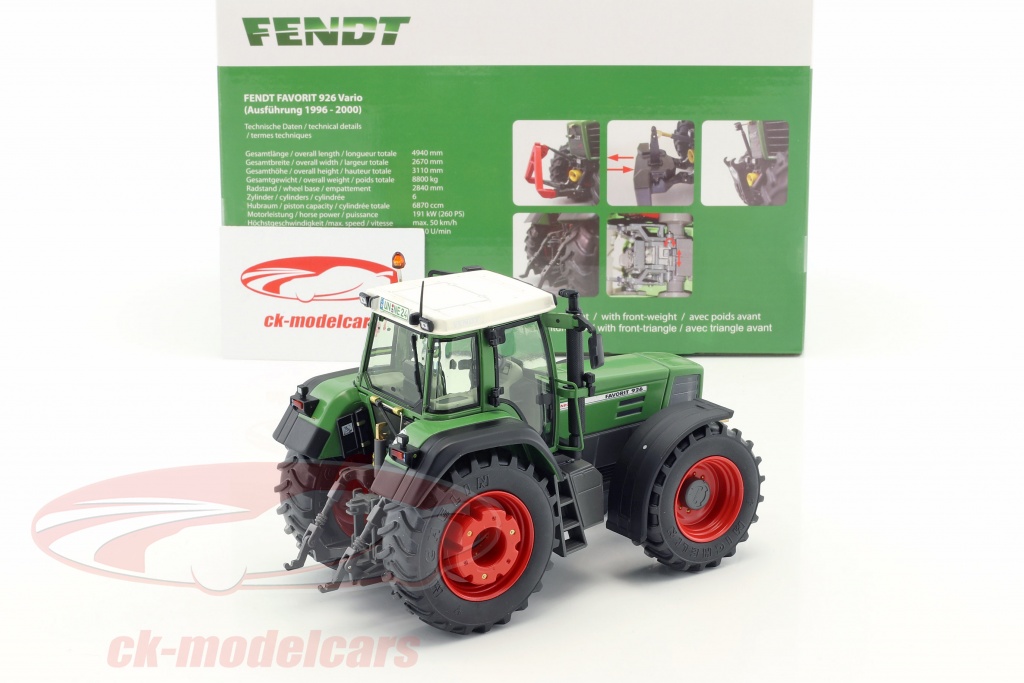 Weise-Toys 1:32 FENDT FAVORIT 926 Vario 1.Generation Traktor Baujahr ...