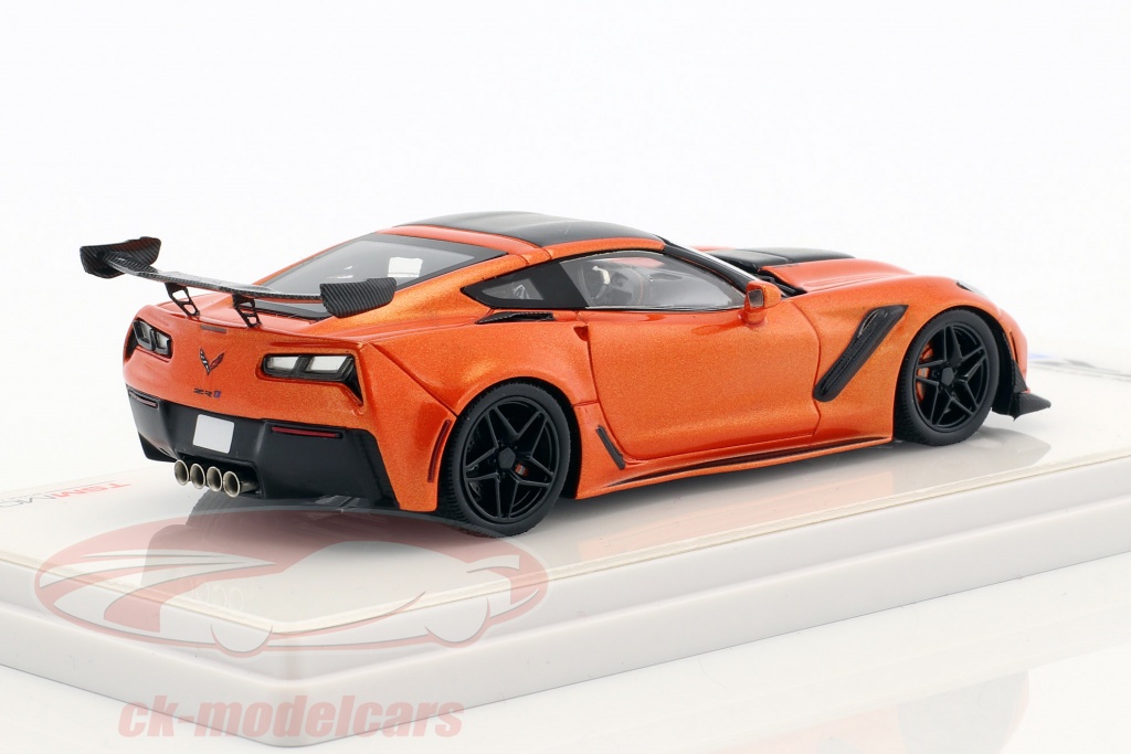 True Scale 1:43 Chevrolet Corvette C7 ZR-1 orange métallique TSM430365 ...