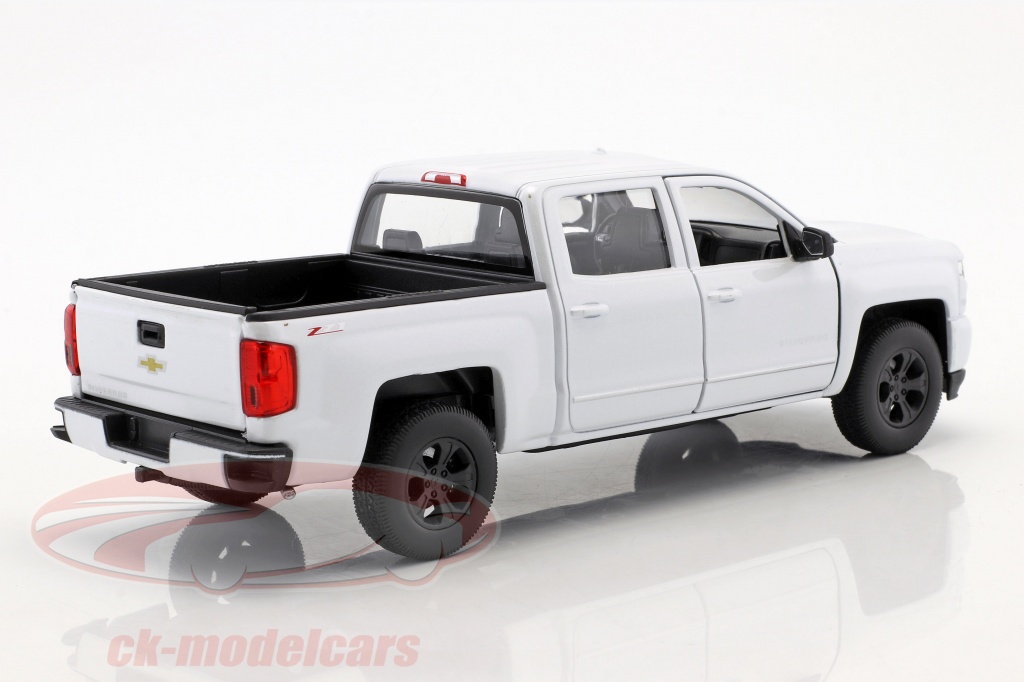 Welly 1:24 Chevrolet Silverado 築 2017 白 24083w モデル 車 24083w 4891761240837