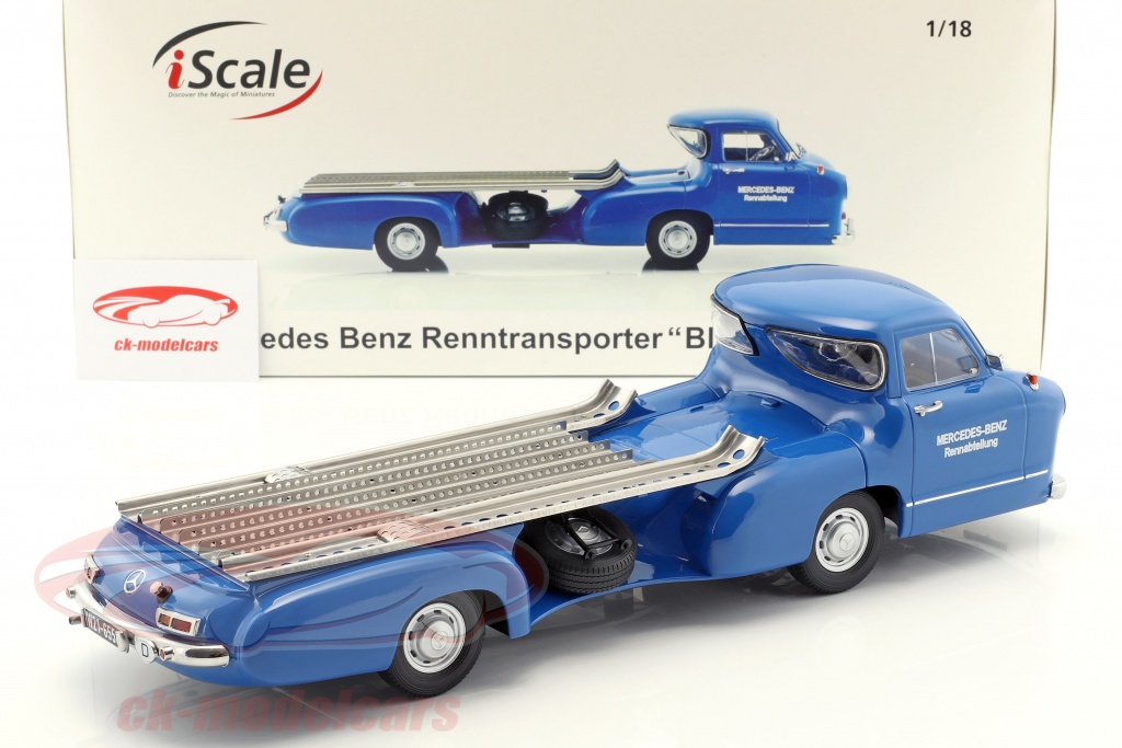 iScale 1:18 Mercedes-Benz Renntransporter синий чудо Год постройки 1955 синий 1180 0000 0006 ...