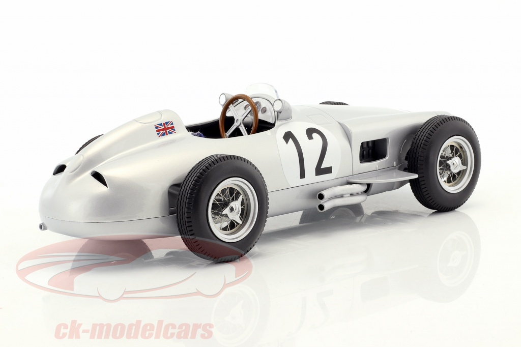 iScale 1:18 Stirling Moss Mercedes-Benz W196 #12 Winner British GP formula 1 1955 1180 0000 0009 ...