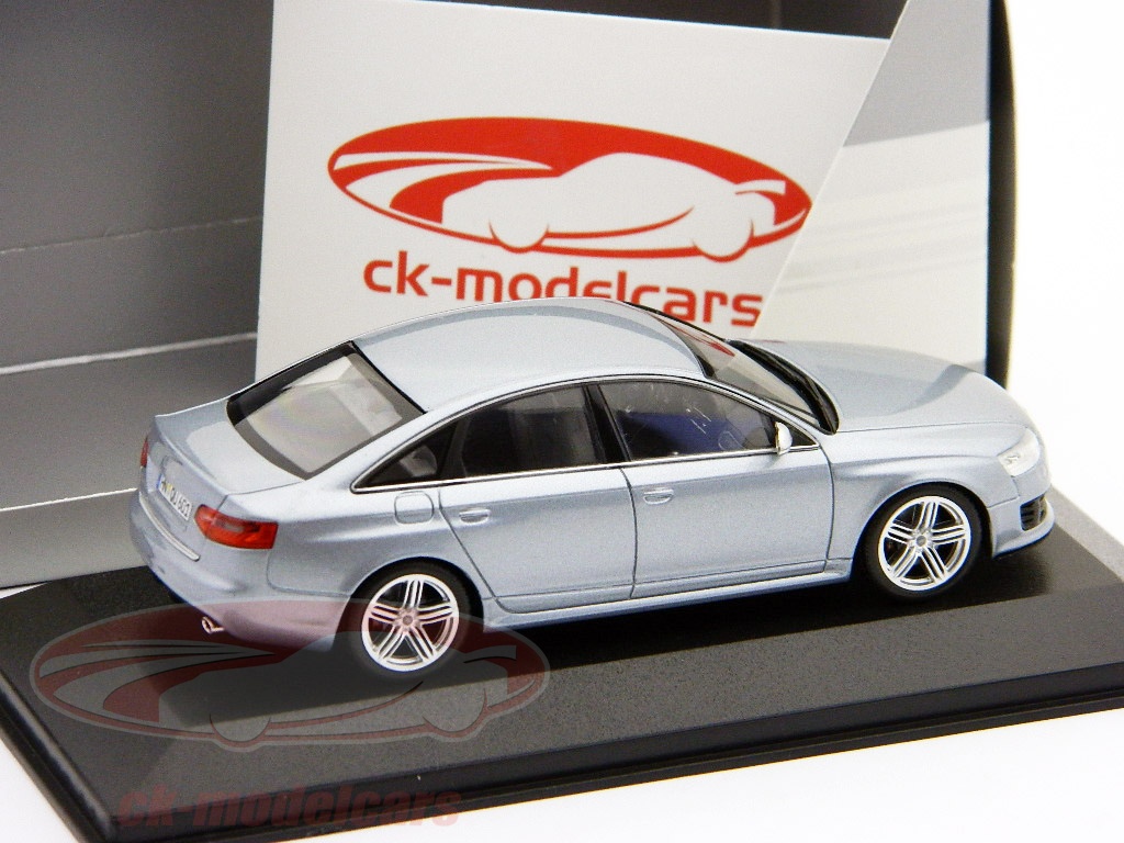 Minichamps 1:43 Audi RS 6 monzasilber / monza silver 2008 501.08.101.13 ...