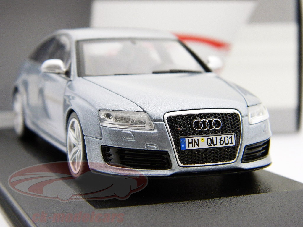 Minichamps 1:43 Audi RS 6 monzasilber / monza silver 2008 501.08.101.13 ...
