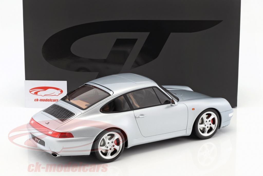 GT-SPIRIT 1:12 Porsche 911 (993) Carrera 4S year 1993 polar silver ...