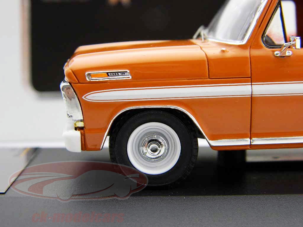 Ixo 1:43 Ford F100 Bj. 1979 orange-white PRD207 model car PRD207 ...