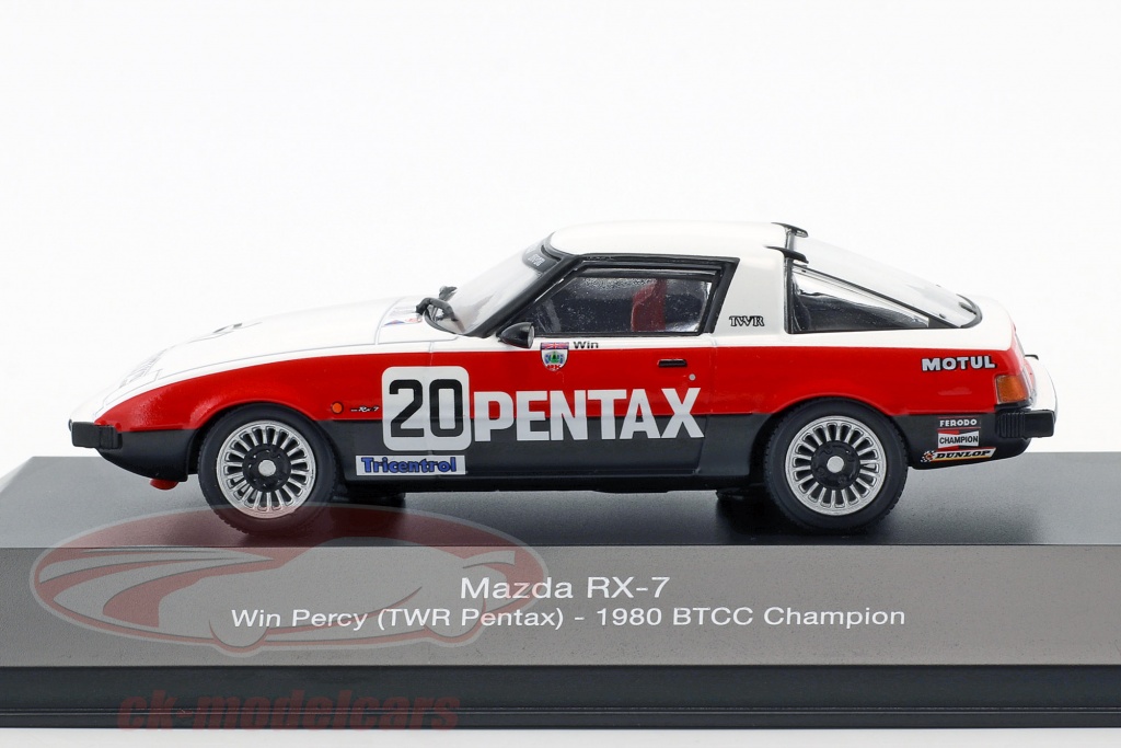 Atlas 1:43 Win Percy Mazda RX-7 #20 BTCC 冠军 1980 4672111 模型 汽车 4672111 ...