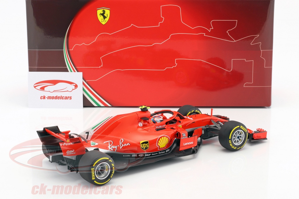 BBR Models 1:18 Kimi Räikkönen Ferrari SF71H #7 3rd Australian GP ...