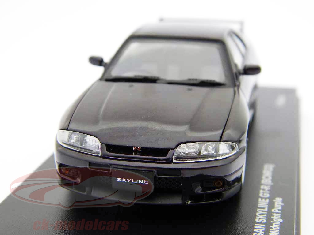 Kyosho 1:43 Nissan Skyline GT-R (BCNR33) Bj.1977 midnight purple 03342MP model car 03342MP ...