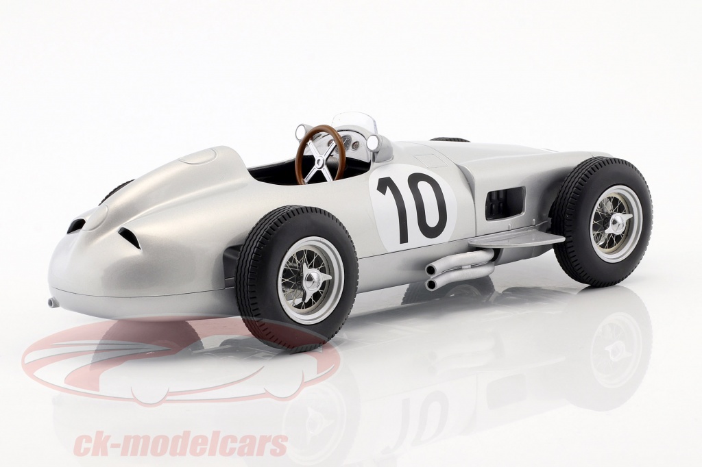 iScale 1:18 J.M. Fangio Mercedes-Benz W196 #10 2nd British GP World Champion Formel 1 1955 ...
