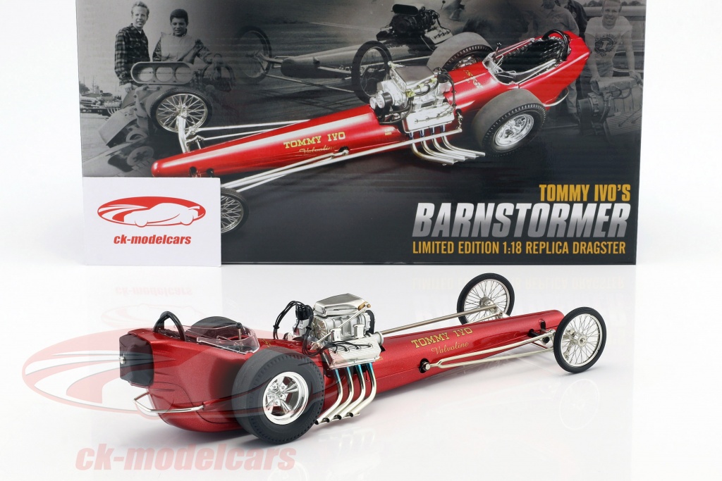GMP 1:18 Barnstormer Dragster Tommy Ivo red 18891 18891 819725020176