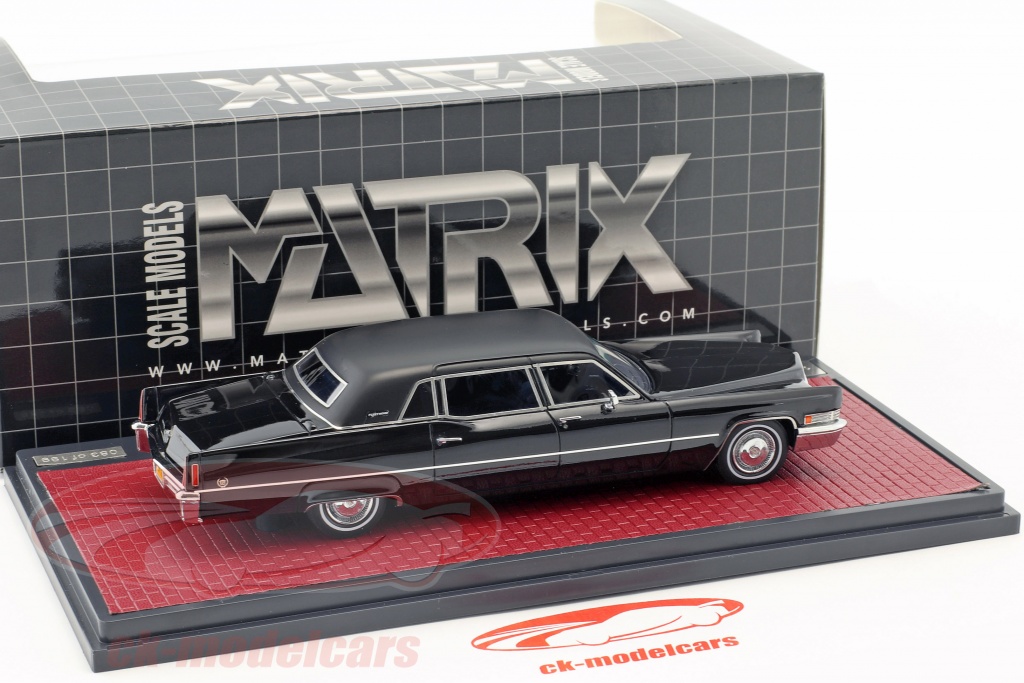 Matrix 1:43 Cadillac Fleetwood Series 75 築 1970 黒 MX20301-212 モデル 車 ...