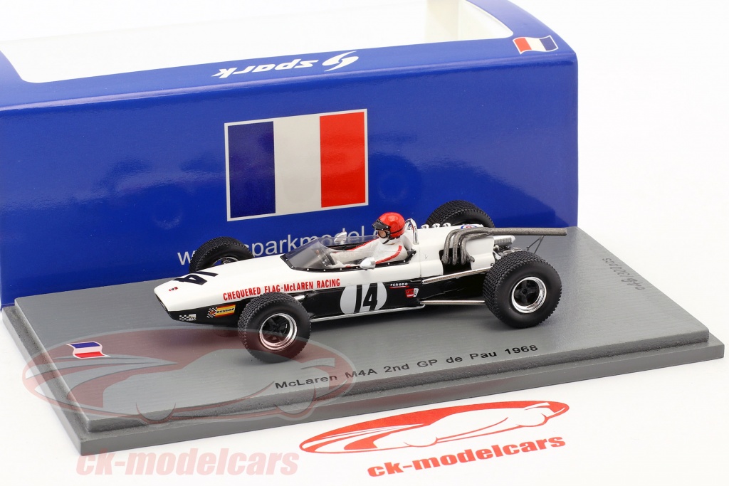 Spark 1:43 Robin Widdows McLaren M4A #14 第2回 GP de Pau 式 2 1968 SF120 ...