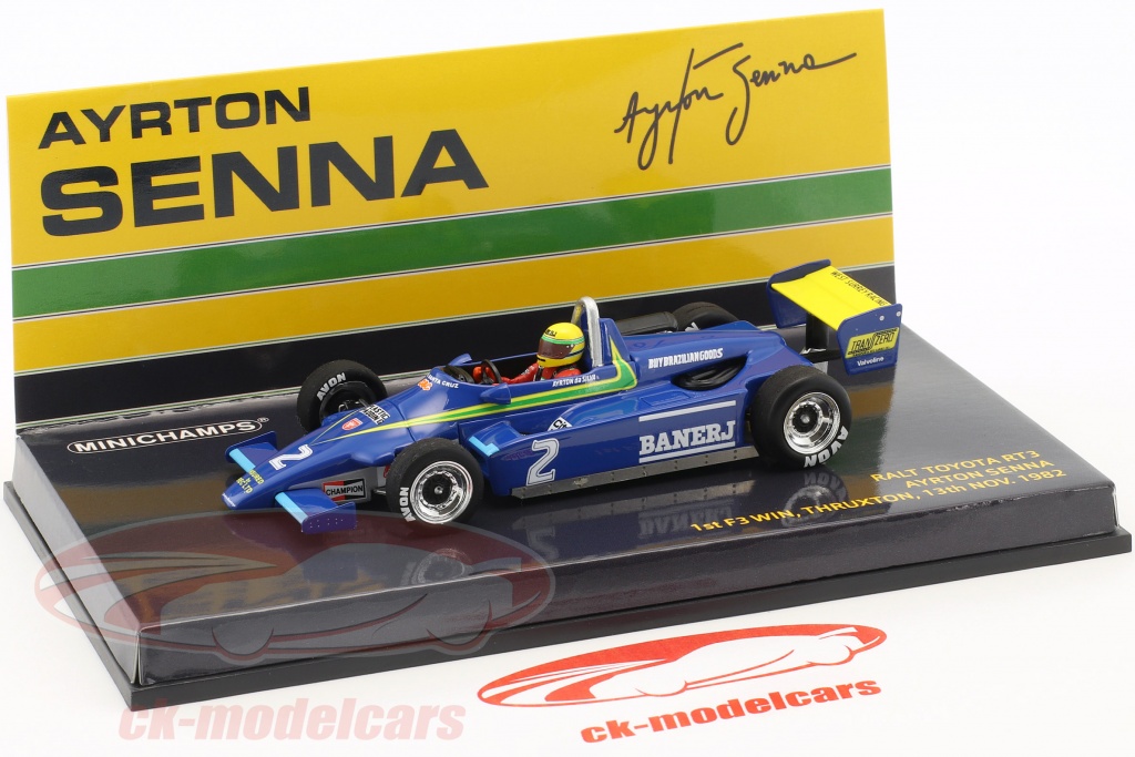 Minichamps 1:43 Ayrton Senna Ralt Toyota RT3 #2 1st F3 Win Thruxton ...