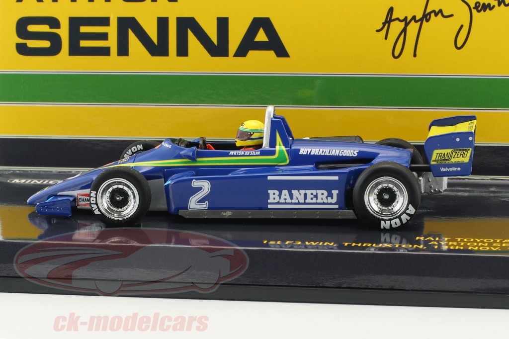 Minichamps 1:43 Ayrton Senna Ralt Toyota RT3 #2 1st F3 Win Thruxton ...