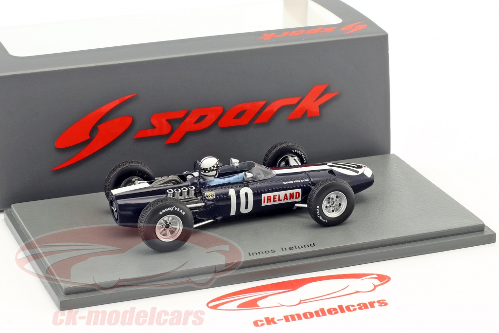 Spark 1:43 Innes Ireland BRM P261 #10 Mexican GP formula 1 1966 S5275 ...