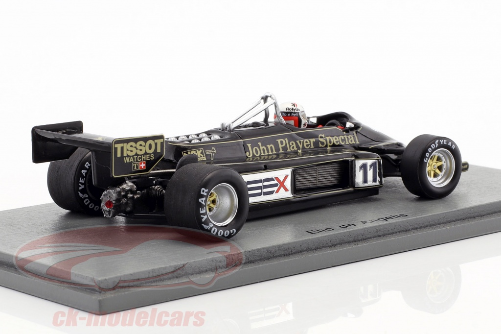 Spark 1:43 Elio de Angelis Lotus 87 #11 cuarto italiano GP fórmula 1 ...