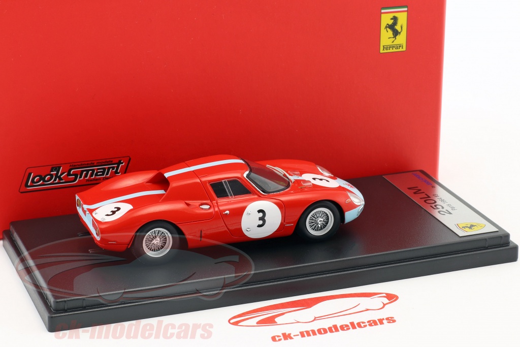 LookSmart 1:43 Ferrari 250 LM #3 1000km Paris 1964 Stewart, Scarfiotti ...