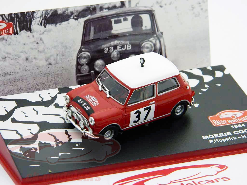 Ixo 1:43 Morris Mini Cooper #37 Monte Carlo Rally 1964 CK999567 model ...