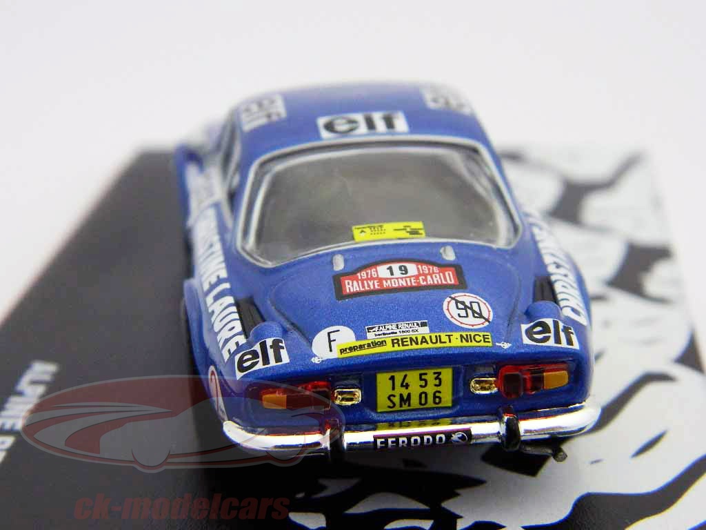 Ixo 1:43 1600 Renault Alpine A110 #19 Rally Monte Carlo 1976 CK999558 ...