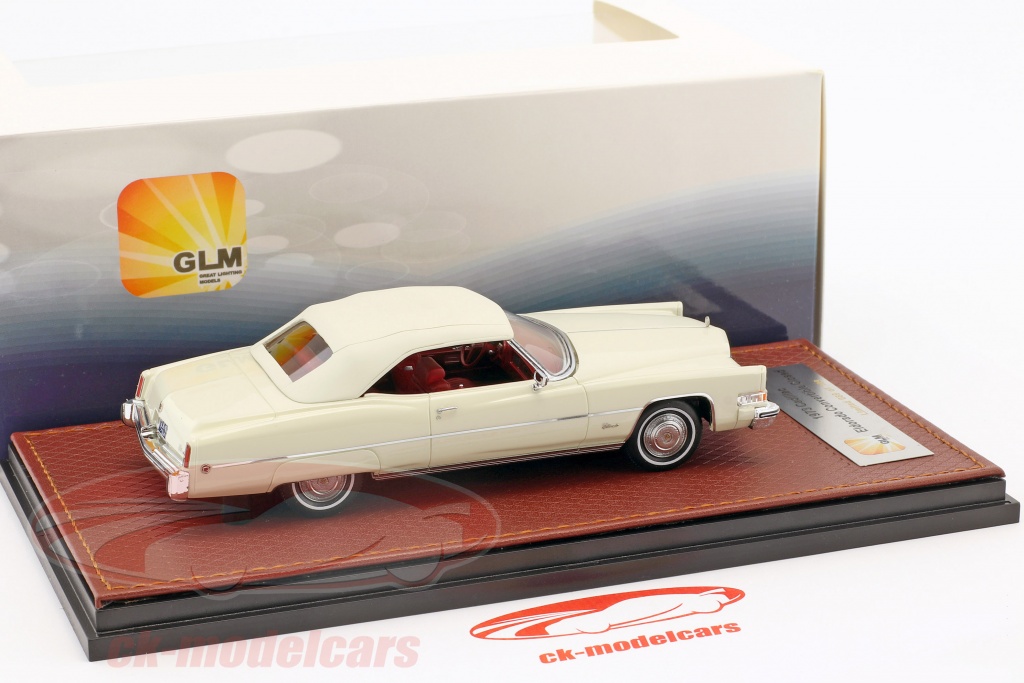 Great Lighting Models 1:43 Cadillac Eldorado 可兑换 Closed Top 建造年份 1973 白 ...