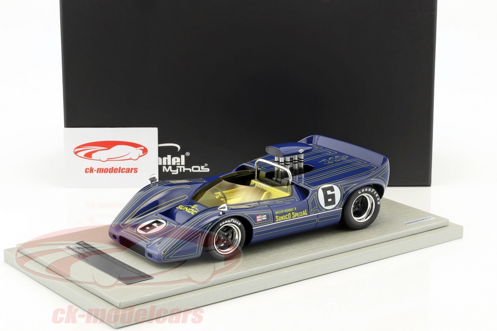 Tecnomodel 1:18 McLaren M6B #6 Winner Bridgehampton GP Can-Am Series 1968 Mark Donohue TM18-56A ...