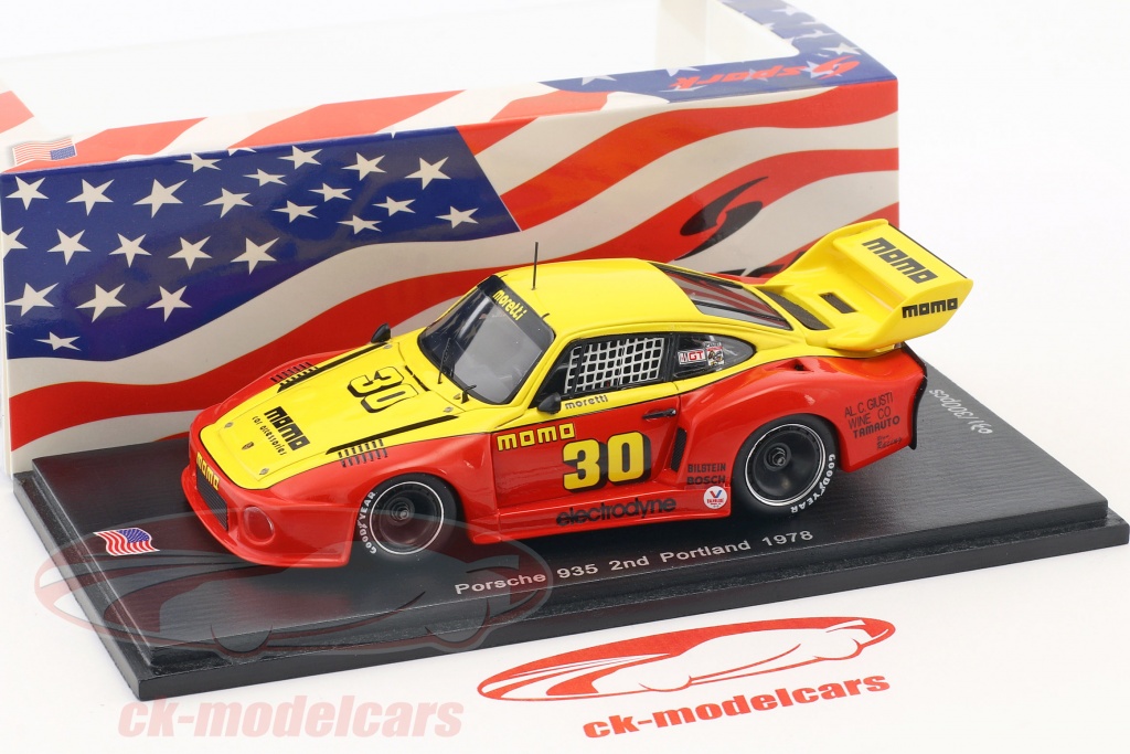 Spark 1:43 Porsche 935 #30 2nd Portland 1000 Miles 1978 Gianpiero ...