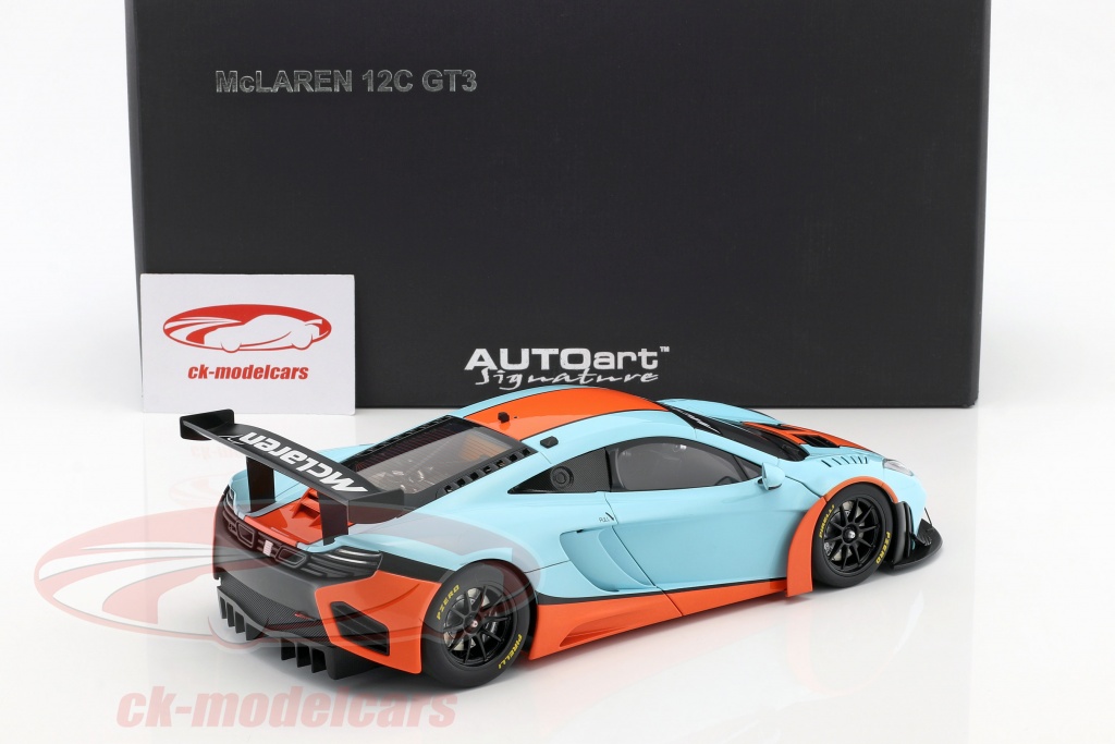 AUTOart 1:18 McLaren MP4-12C GT3 Gulf Livery Year 2011 81343 model car ...