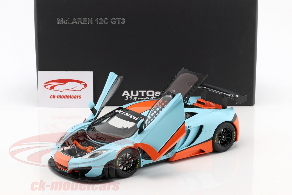 AUTOart 1:18 McLaren MP4-12C GT3 Gulf Livery Year 2011 81343 model car ...