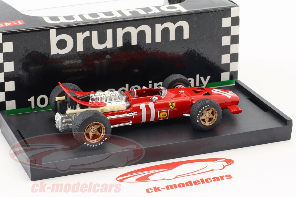 Brumm 1:43 Chris Amon Ferrari 312 F1 #11 MonteCarlo GP formule 1 1969 ...